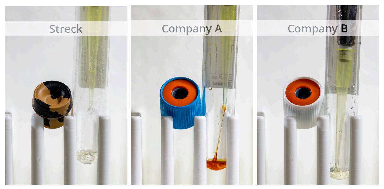 Clear advantage of glass cell-free DNA blood collection tubes - Streck