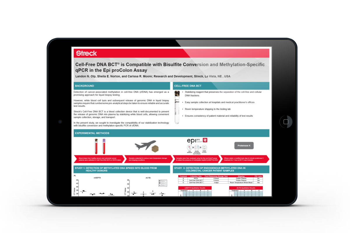 Cell-Free DNA BCT RUO/CE | Streck