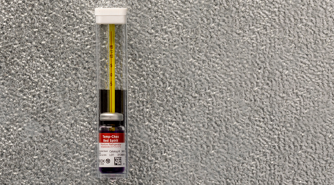 Temp-Chex Red Spirit Laboratory Thermometer - Streck