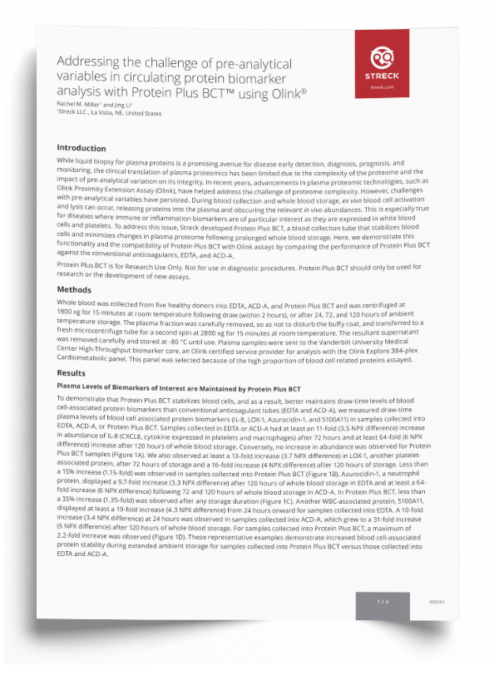 Protein Plus BCT - Streck